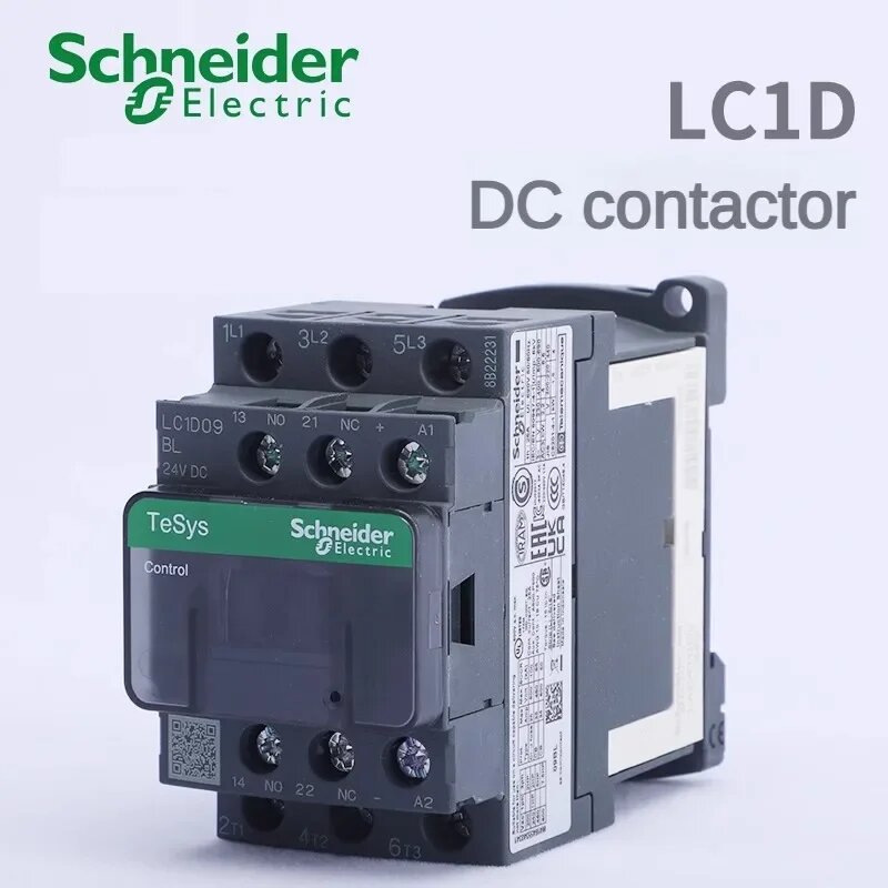 Контактор Schneider Electric LC1D09BDC LC1D25, 24 В