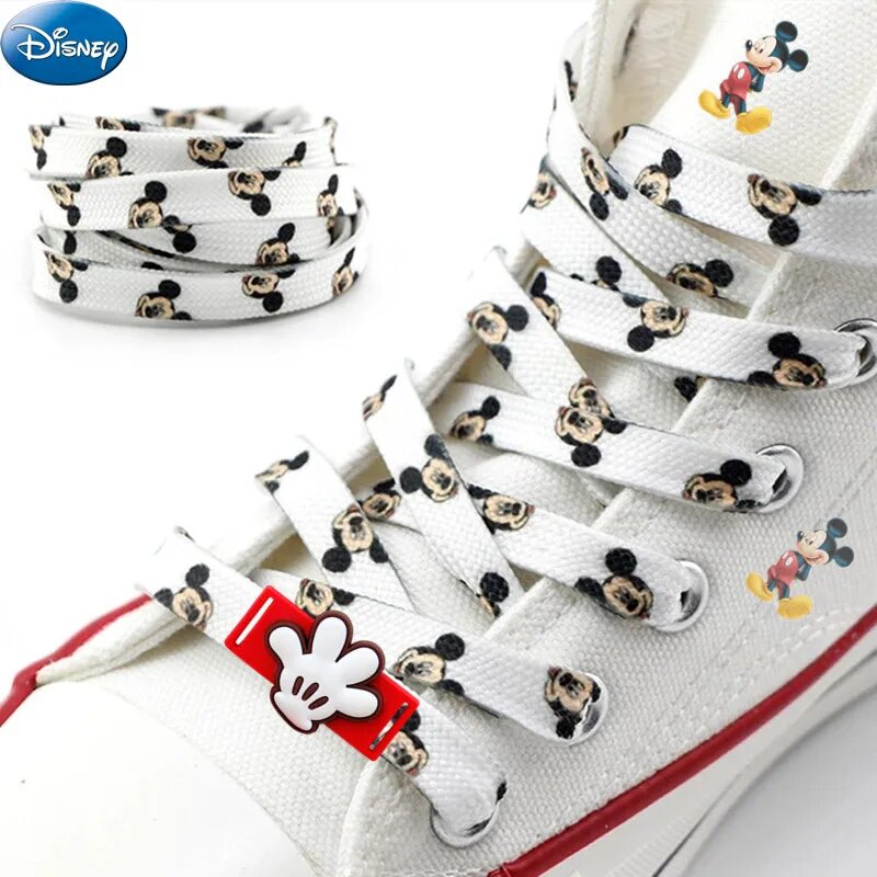 Шнурки для обуви Disney Микки Маус, 120см, с застежкой