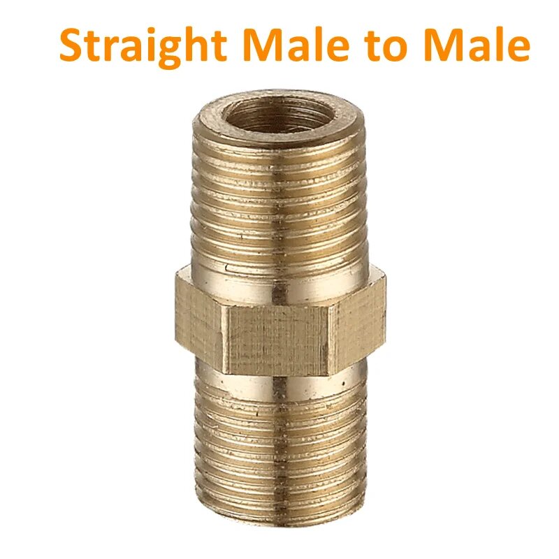 Медные фитинги для труб 1/8"-1" BSP 1/4", I Male to Male
