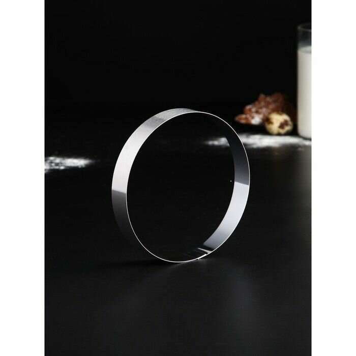 Форма-резак Кольцо, d-12см, h-2см, нержавеющая сталь 0,8мм