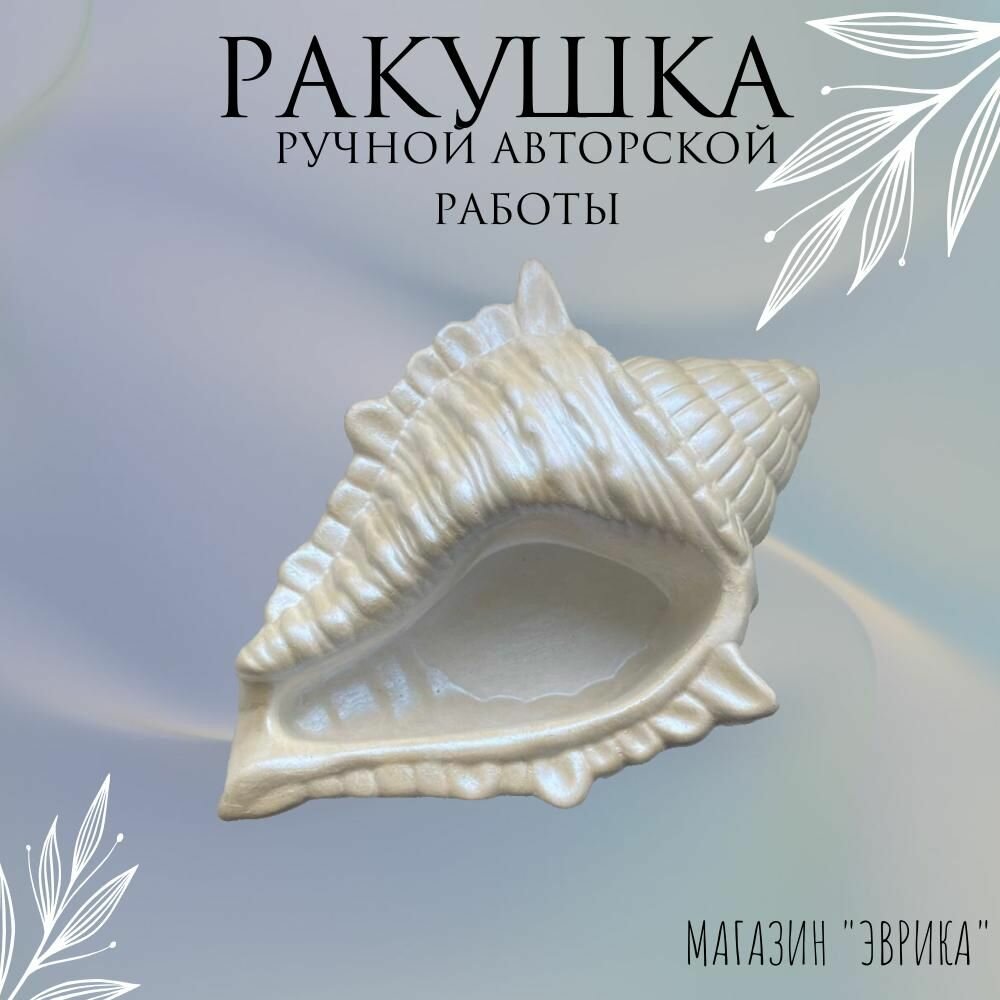 Ракушка от магазина эврика, органайзер, перламутровый цвет 1шт