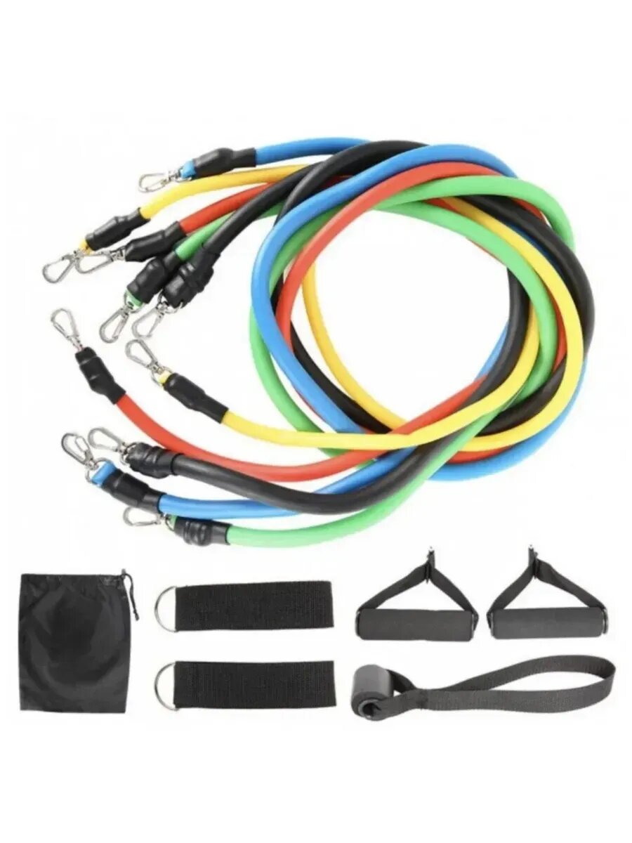 Многофункциональный набор эспандеров для тренировки