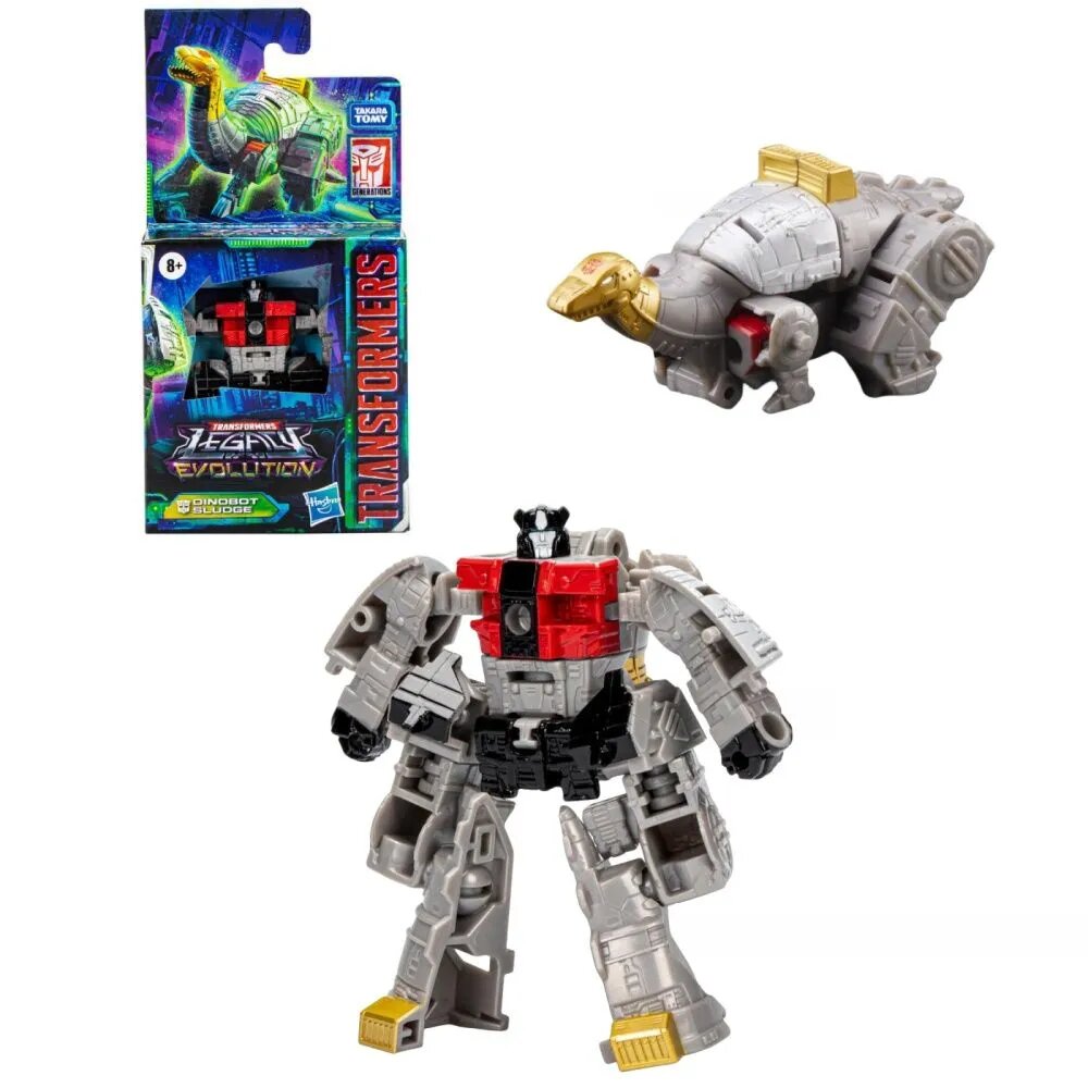 Трансформеры Hasbro Игрушка Legacy Evolution Core Dinobot Sludge 3,5 дюйма (9 см) F7174