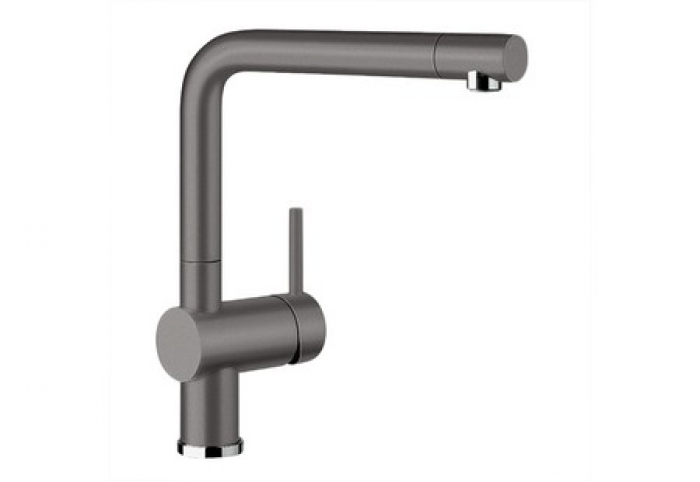 Смеситель для мойки Blanco Linus Silgranit тёмная скала 518814