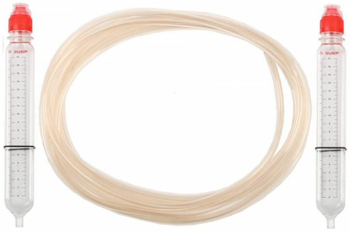 Гидроуровень строительный ЗУБР 10м со шкалой