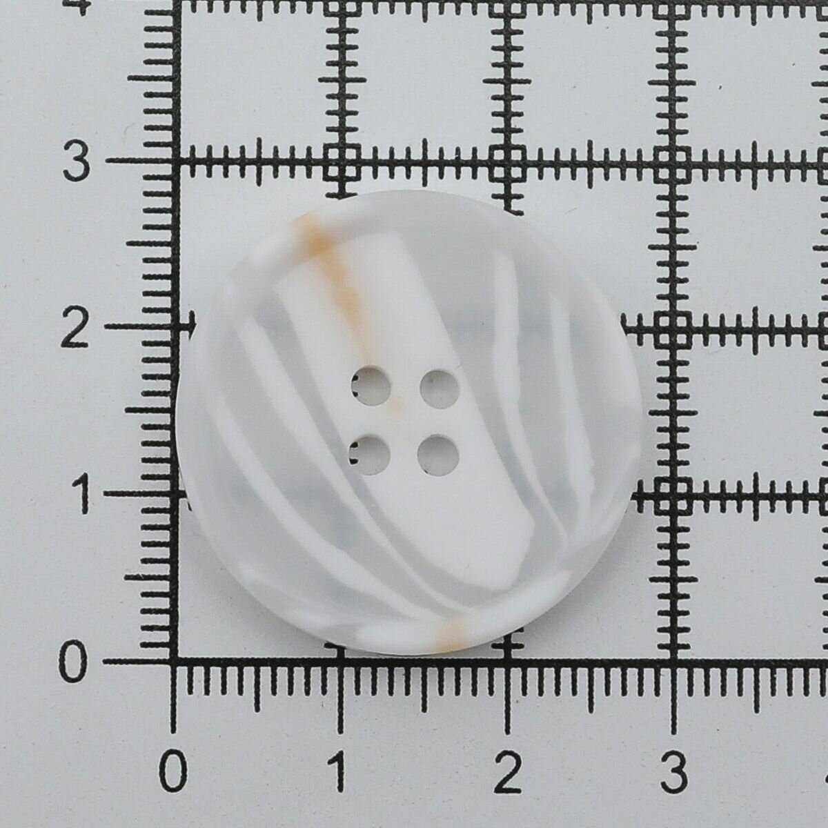 CN 2833 пуговица 4 прокола 44L (col. D белый). 6шт/упак