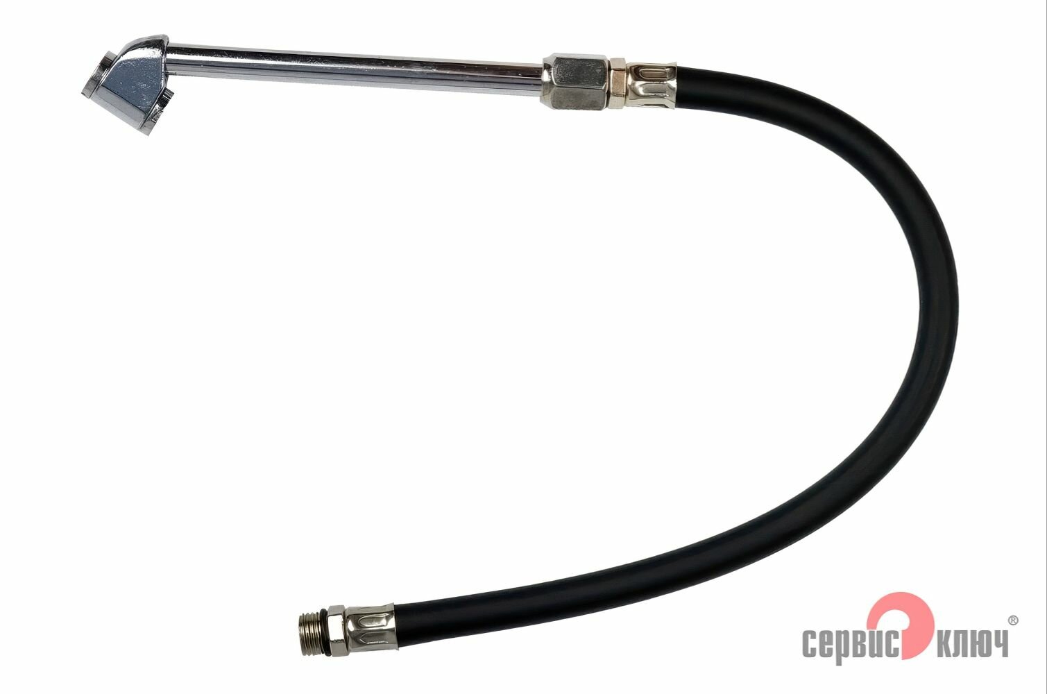 Наконечник для подкачки грузовых шин (со съемным гибким шлангом) 70658 сервис ключ