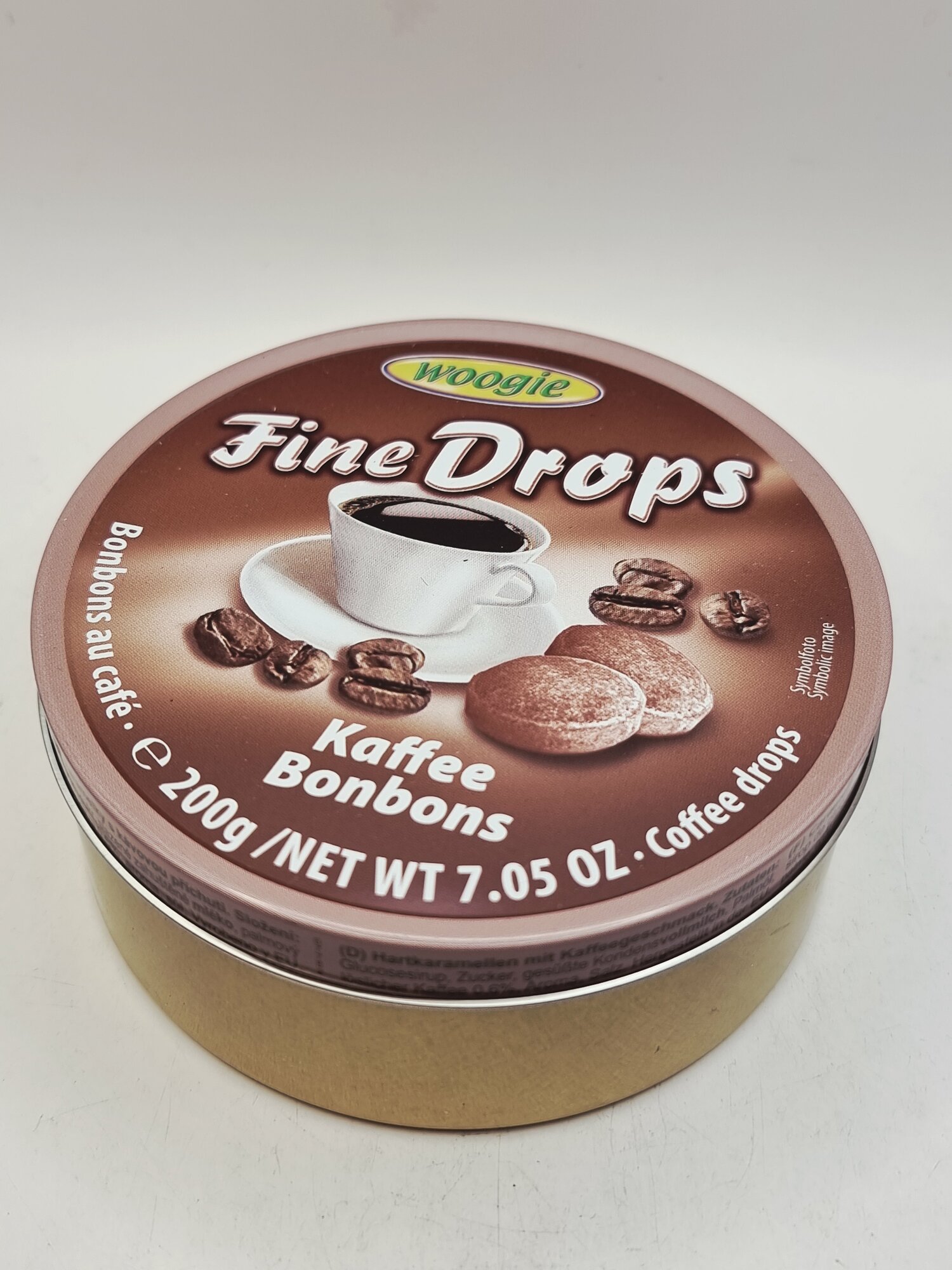 Леденцы Woogie Fine Drops со вкусом кофе 200 грамм (Австрия)
