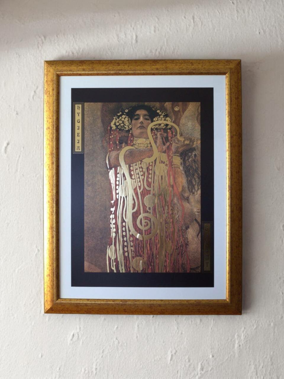 Картина Густав Климт В деревянной раме, 50x80 см, интерьерная, для дома