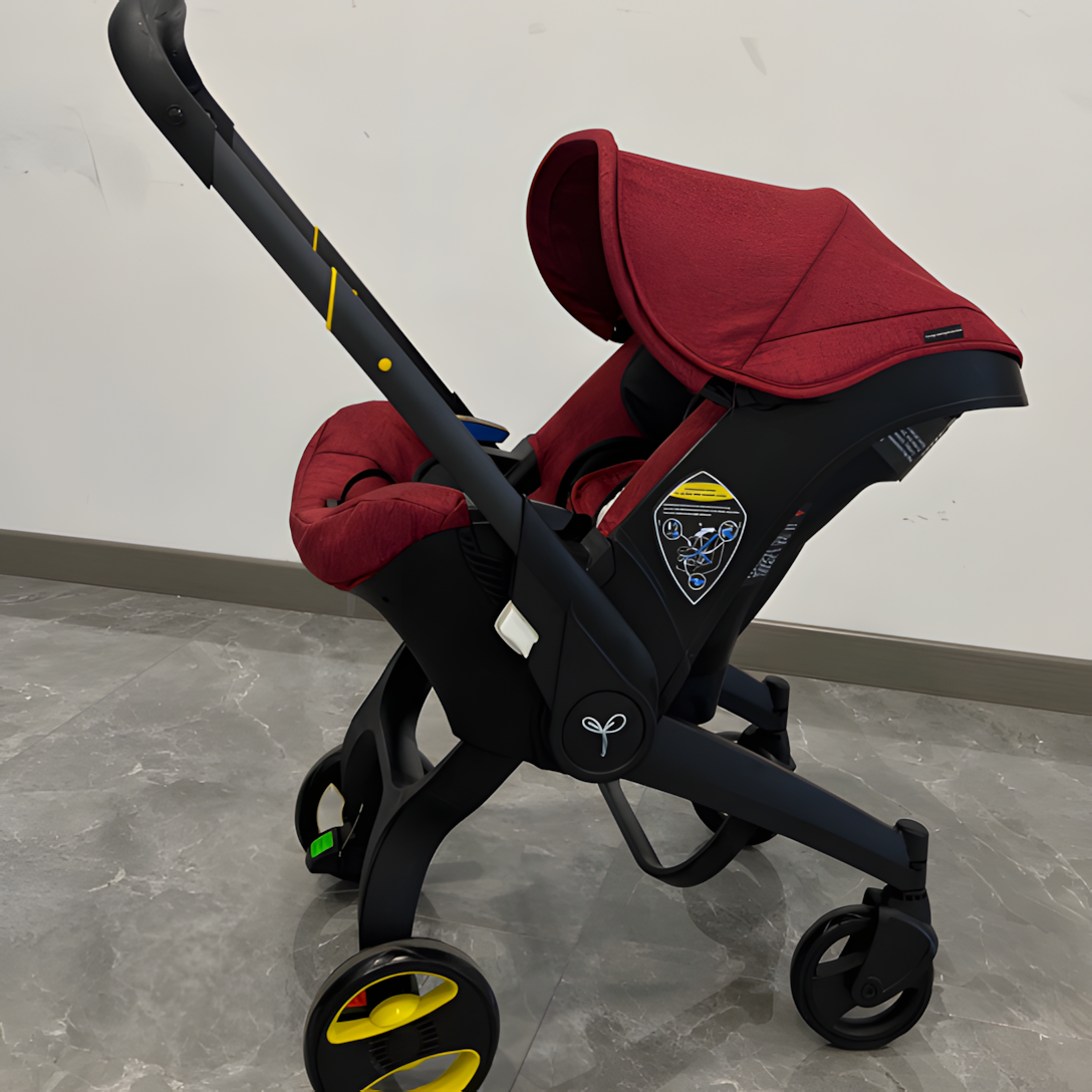 Универсальная модульная коляска 4 в 1 (автокресло-переноска)Легкий складной красный