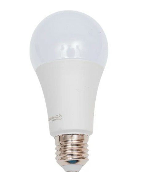 Лампа светодиодная 20W E27 A65 6500K 220V (LED PREMIUM А65-20W-E27-WW) (ЛОН) Включай