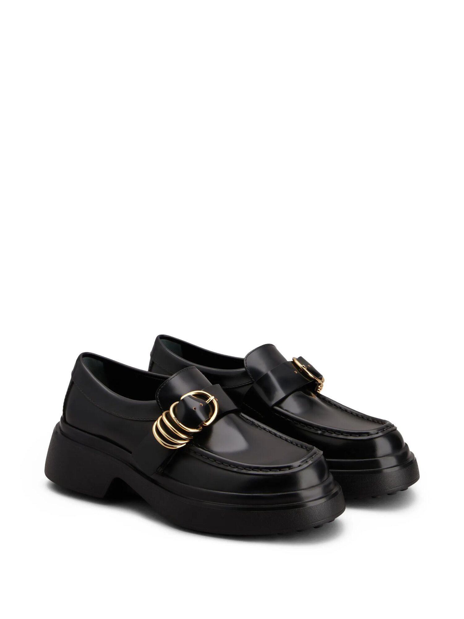 Лоферы Tod's, размер 39, black/black — фото 1