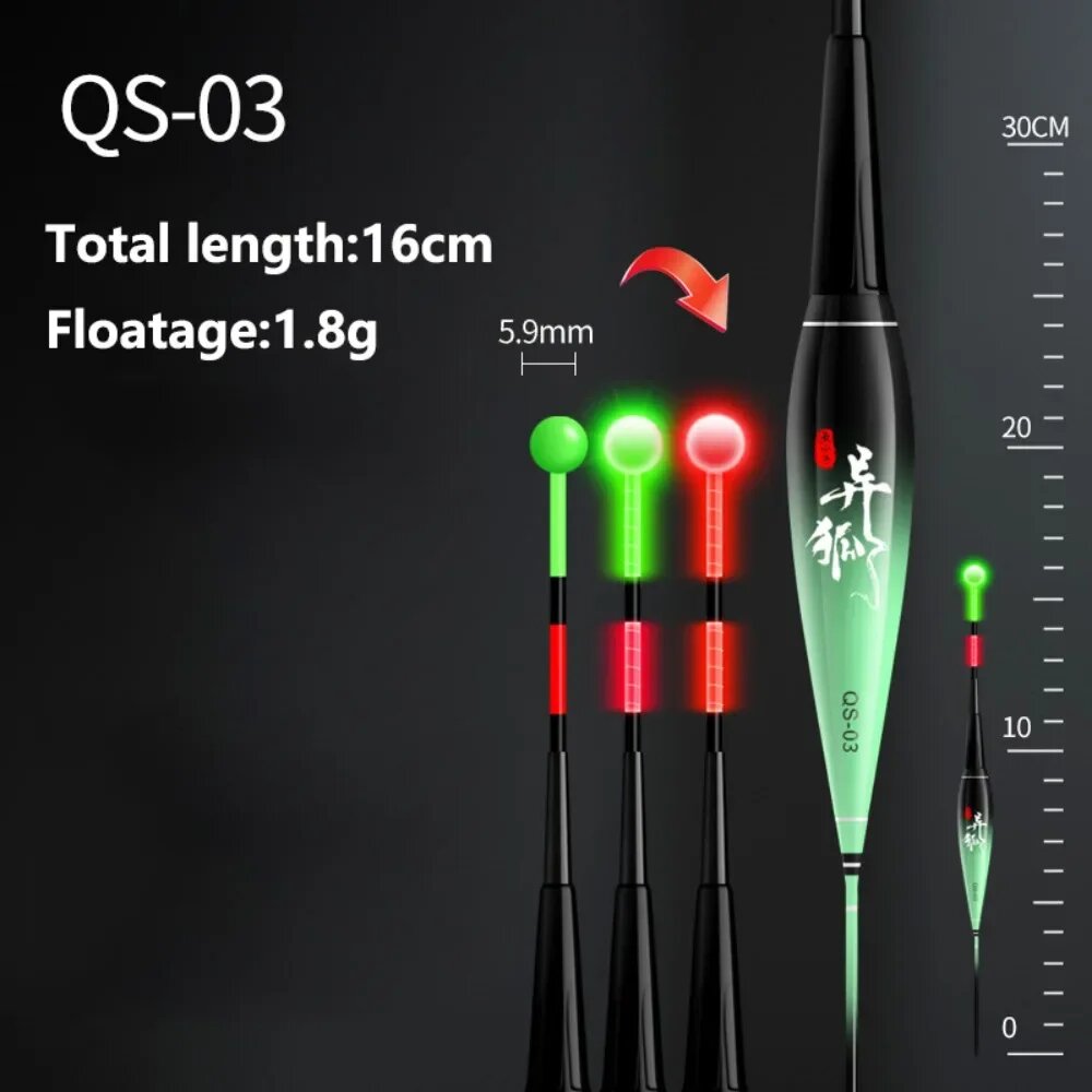 1,2 г-3 г поплавок электронные рыболовные поплавки ночной светящийся наноплавок светодиодный высокочувствительный датчик силы тяжести рыболовный поплавок хвост
