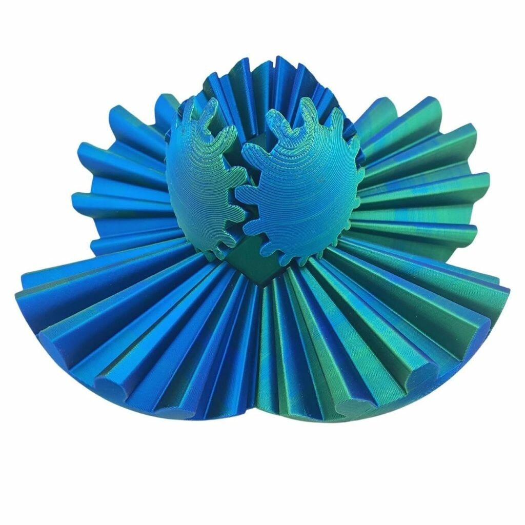 Вращающаяся сфера с шестернями, 3D печатная игрушка, Спиннер для снятия стресса детей, креативная механическая головоломка детей и взрослых