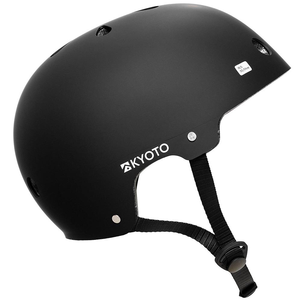KYOTO Шлем KAEDE VERT SKATE HELMET (SS) (размер L (59-62 см), Черный)
