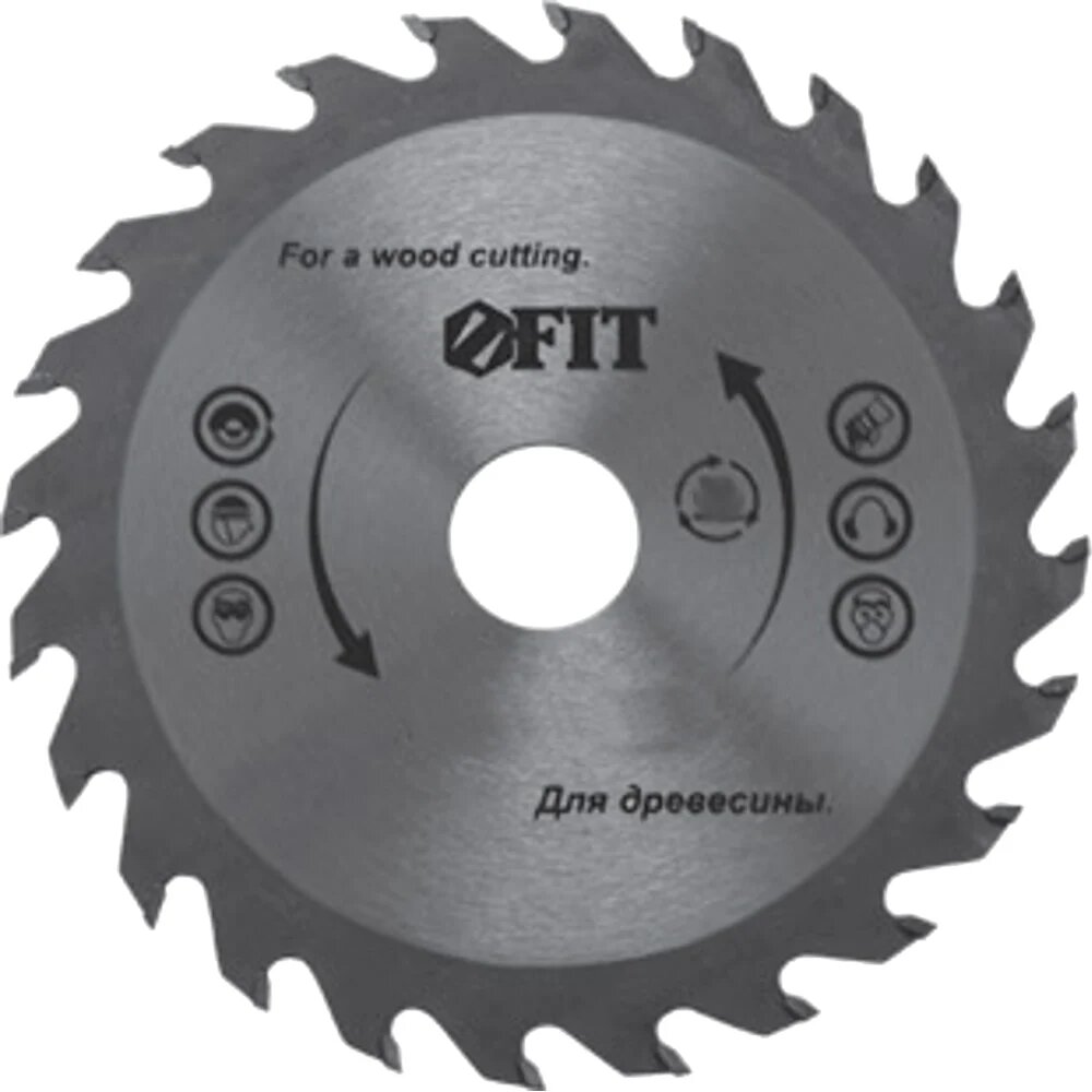 FIT IT Диск пильный для циркулярных пил по дереву 190x20x40 T 37744