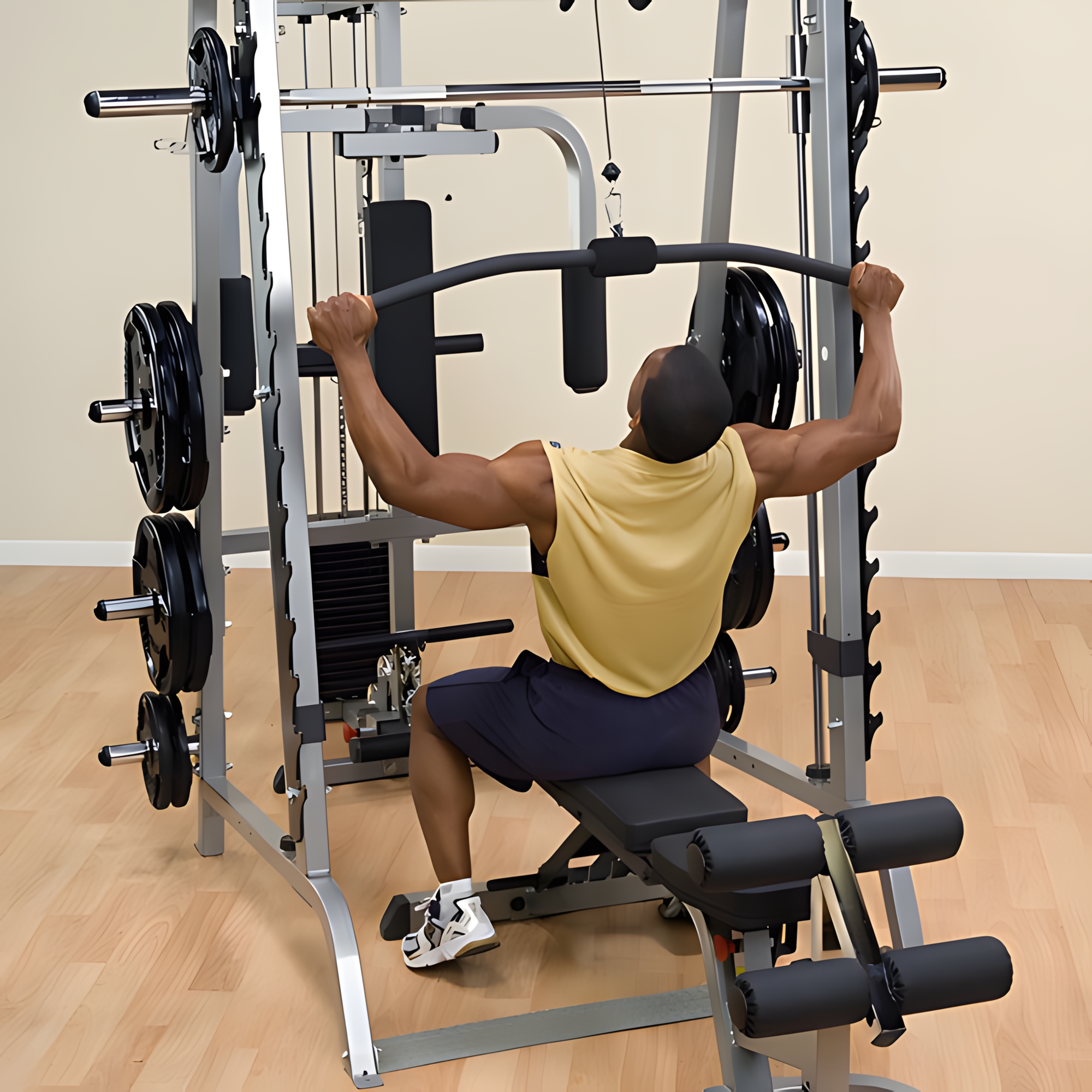 BODY SOLID GLA-348QS/GLA-348Q Опция верхняя тяга для машин Смита седьмой серии