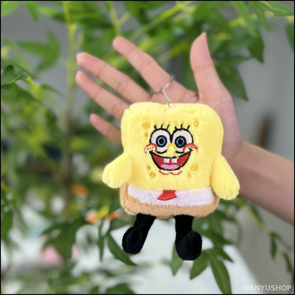 Мягкий брелок-игрушка "Губка Боб Квадратные Штаны" для коллекции подростков