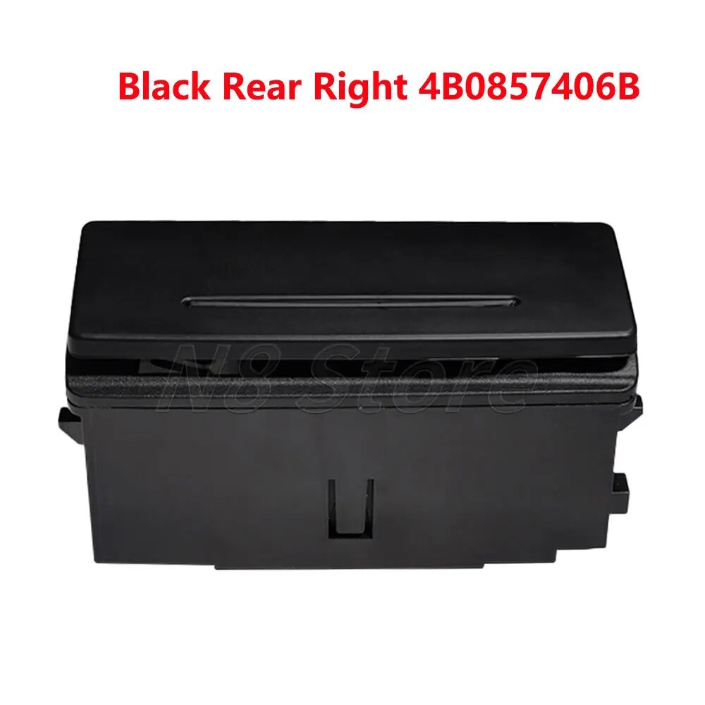 Для Audi A6 C5 C6 Avant Quattro Q7 RS6 4B0857406B 4B0857405B Пепельница задней двери черная ForVW Caddy 2004-2015