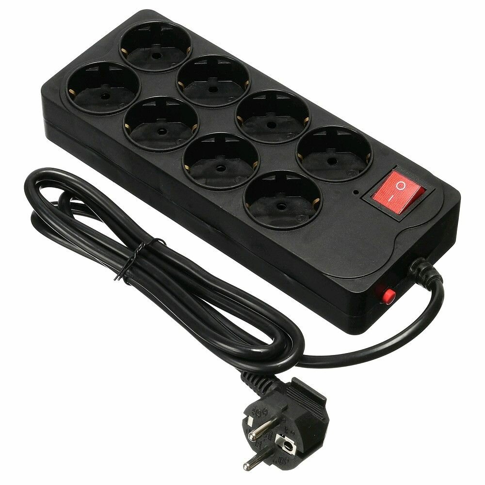 Buro Сетевые фильтры Сетевой фильтр 8 розеток 800SH - 1.8 - B ,1.8м, черный коробка