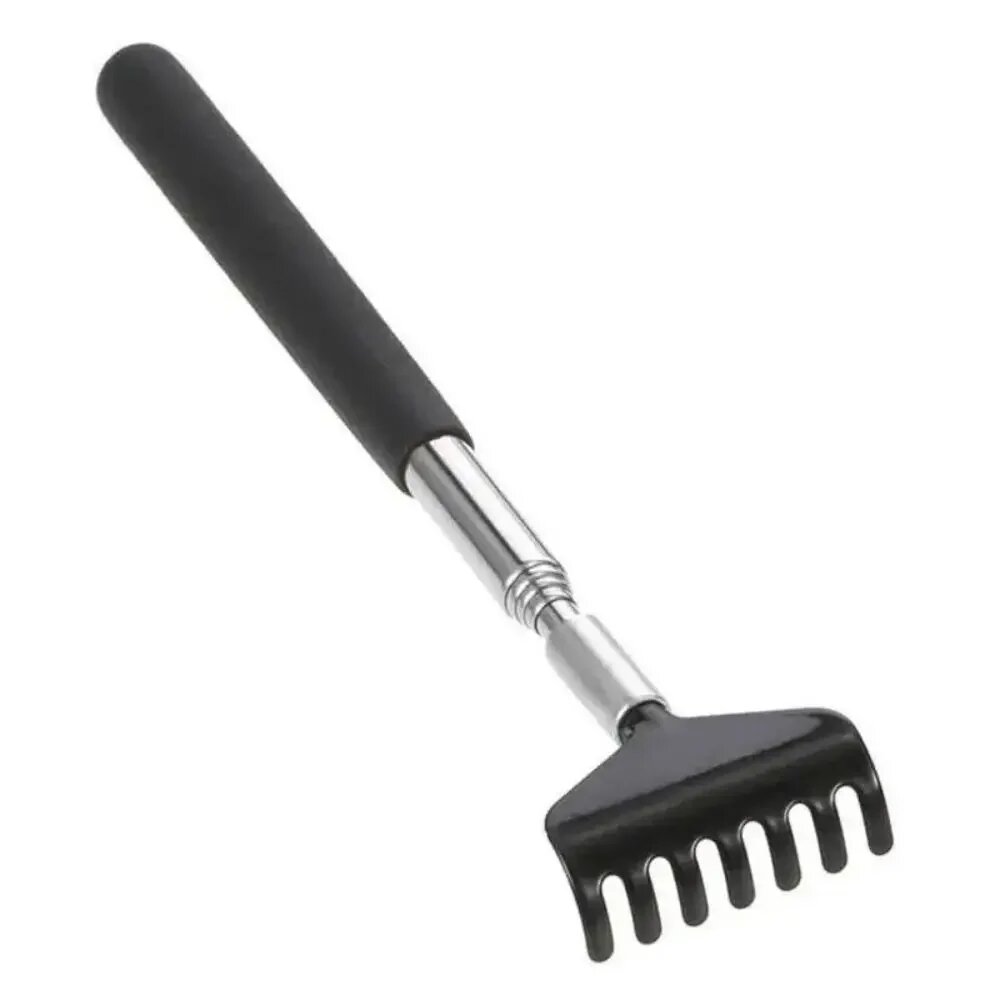 Телескопическая чесалка для спины, черная QC-hei-1PC