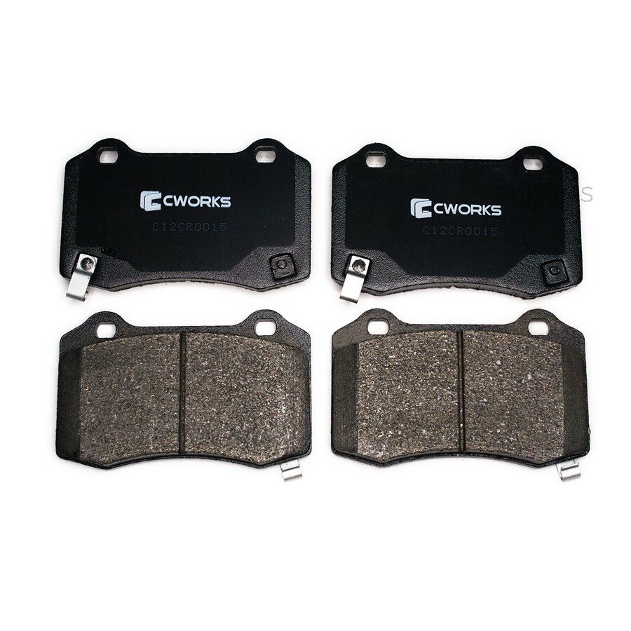 CWORKS C12CR0015 Тормозные колодки задние, Low Metallic (Замена для C12CR0090)