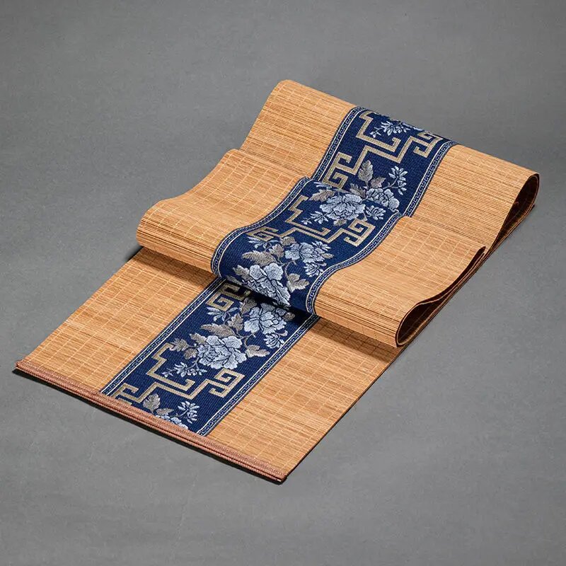 Бамбуковая скатерть-дорожка Goghvinci CN Zhejiang 30x150cm, dark blue