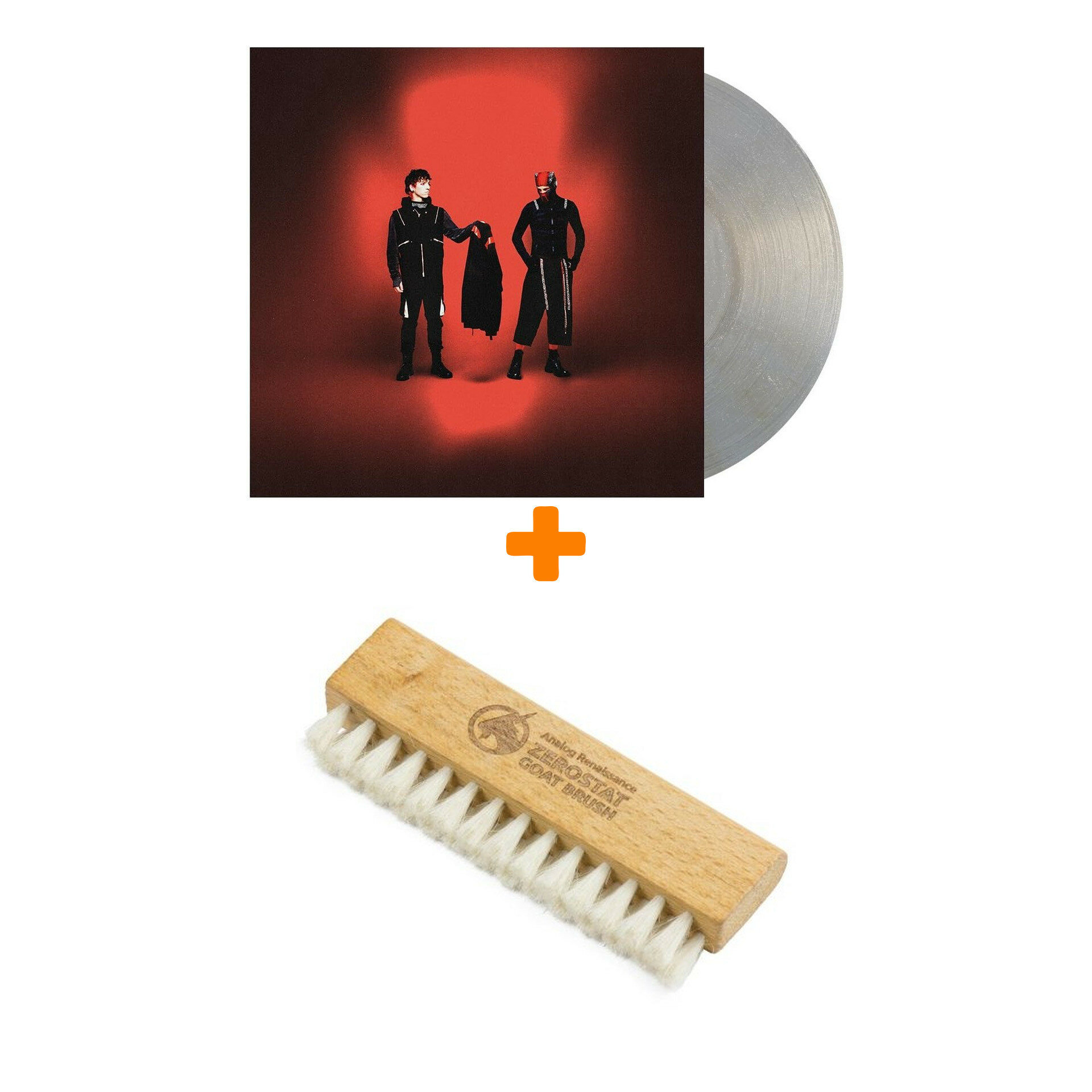Twenty One Pilots Breach Clear Glitter Vinyl LP + Щетка для ухода за LP из козьей шерсти