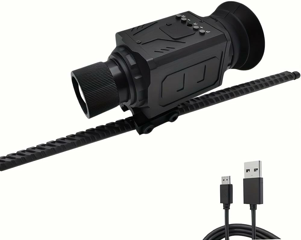 4K Монокуляр ночного видения день/ночь: ИК-осветитель 300м, 7x оптический + 4x цифровой зум, запись видео 1080P, для охоты и наблюдения