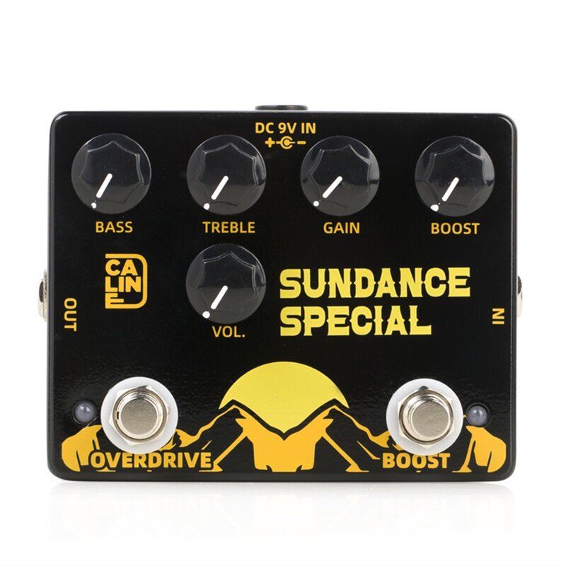 Caline DCP-06 Sundance Специальный Boost Overdrive 2-в-1 Гитарный эффект педаль True Bypass Электрическая гитара