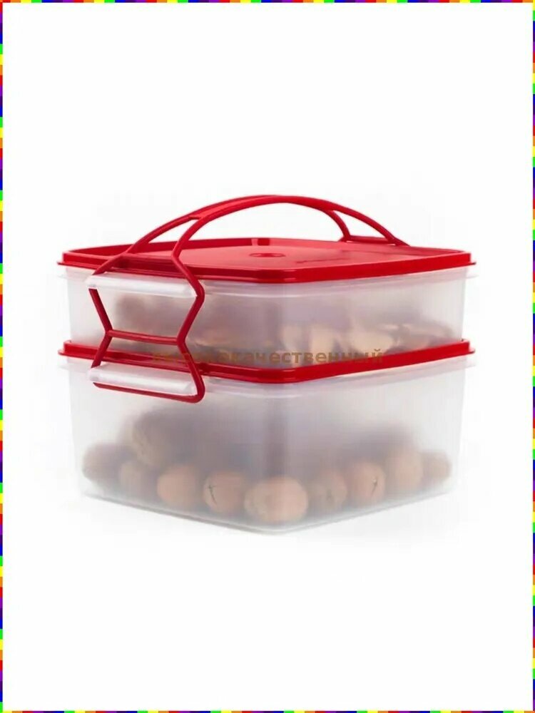 Tupperware Контейнер пищевой, 4000 мл, 2000 мл, 1 шт