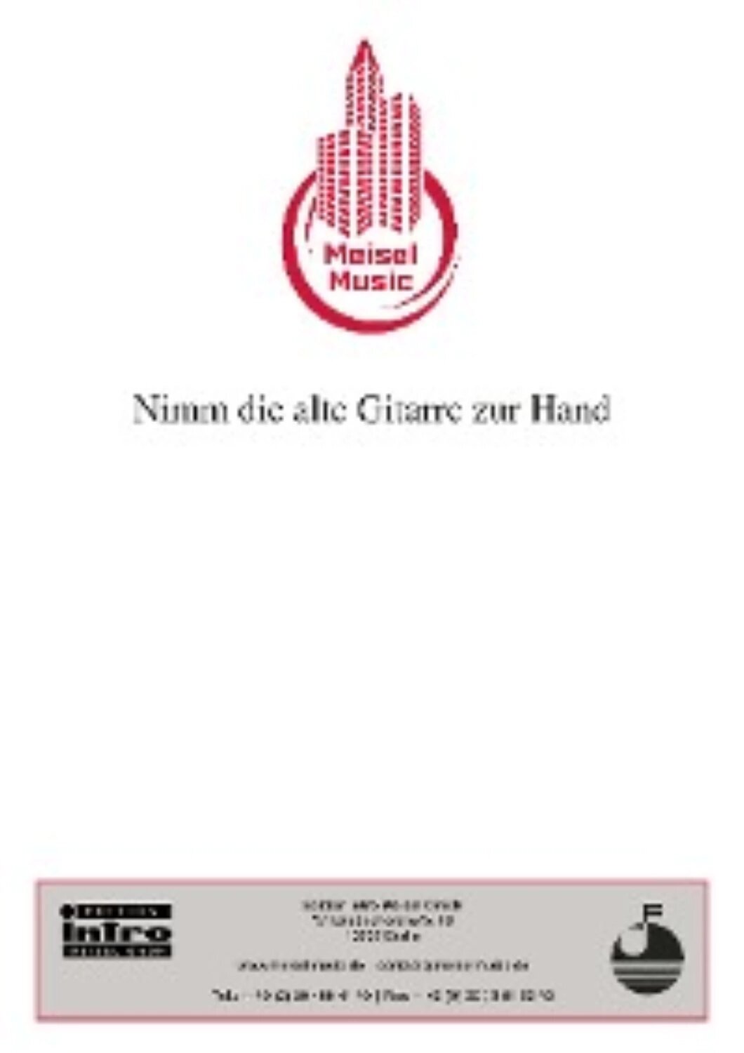 Nimm die alte Gitarre zur Hand [Цифровая книга]