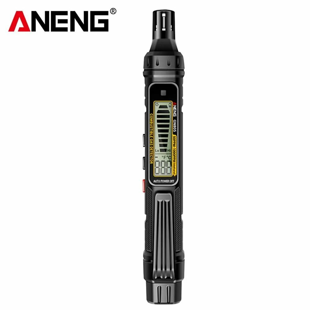 Детектор утечки газа ANENG GN805 с LCD подсветкой и звуковой сигнализацией 50 1000 ppm