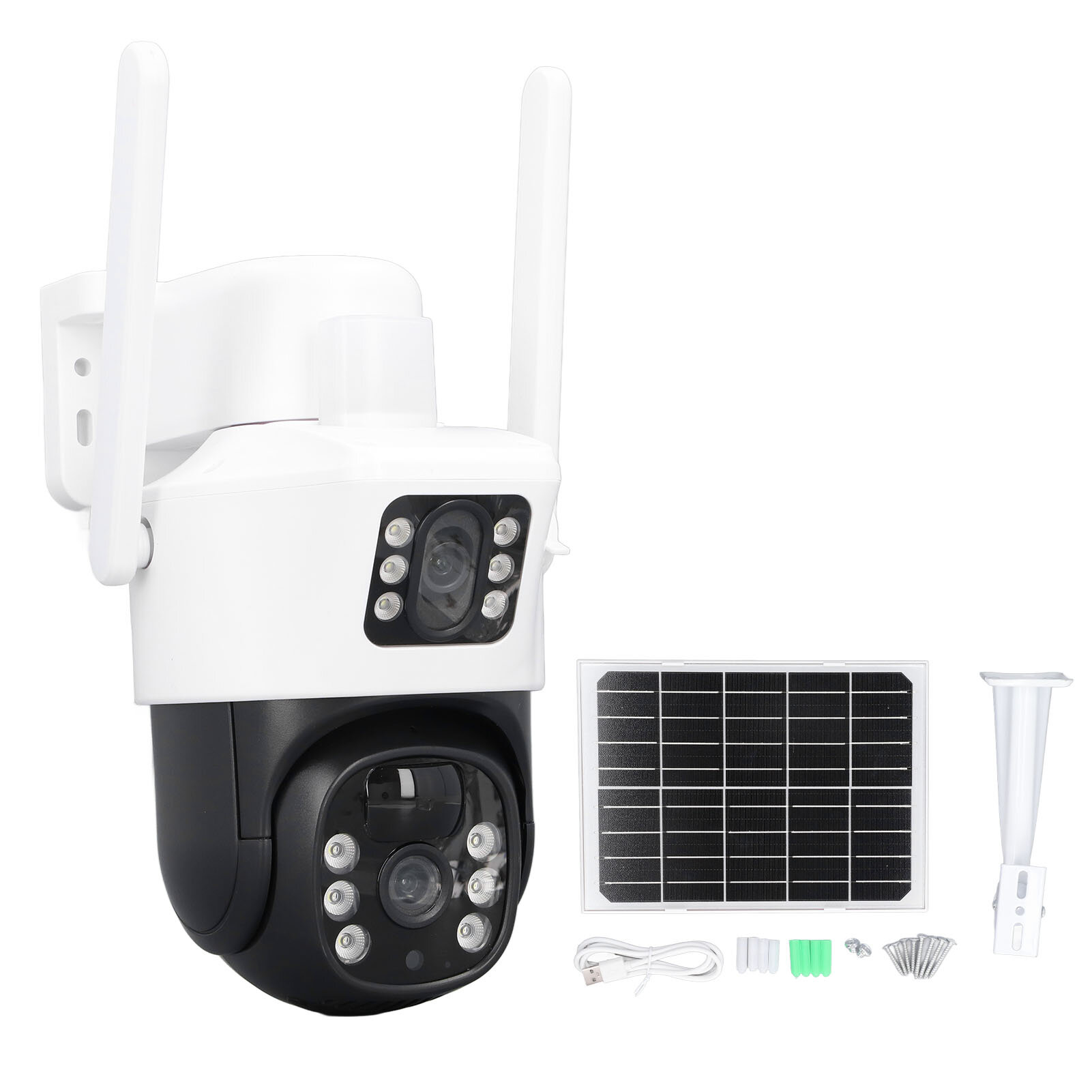Солнечная Камера Безопасности Wifi Wireless HD Night Vision PIR Камера Наблюдения с Обнаружением Движения для Наружного Использования
