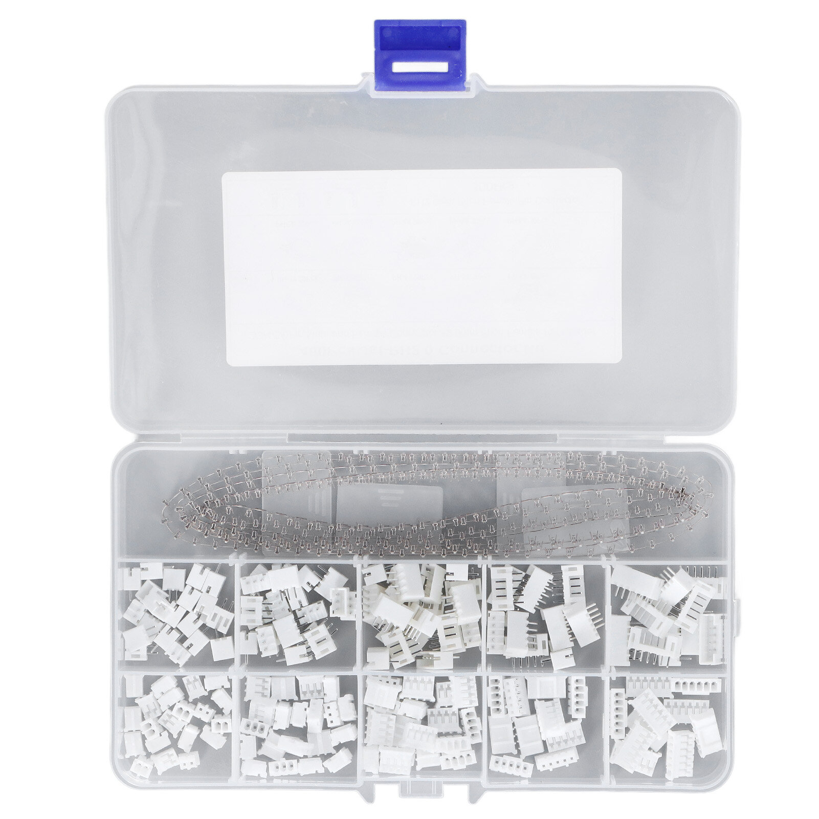 Комплект из 460 клеммных разъемов для подключения электронного оборудования, 2, 3, 4 контакта, 2 мм, штыревой разъем, гнездовой разъем