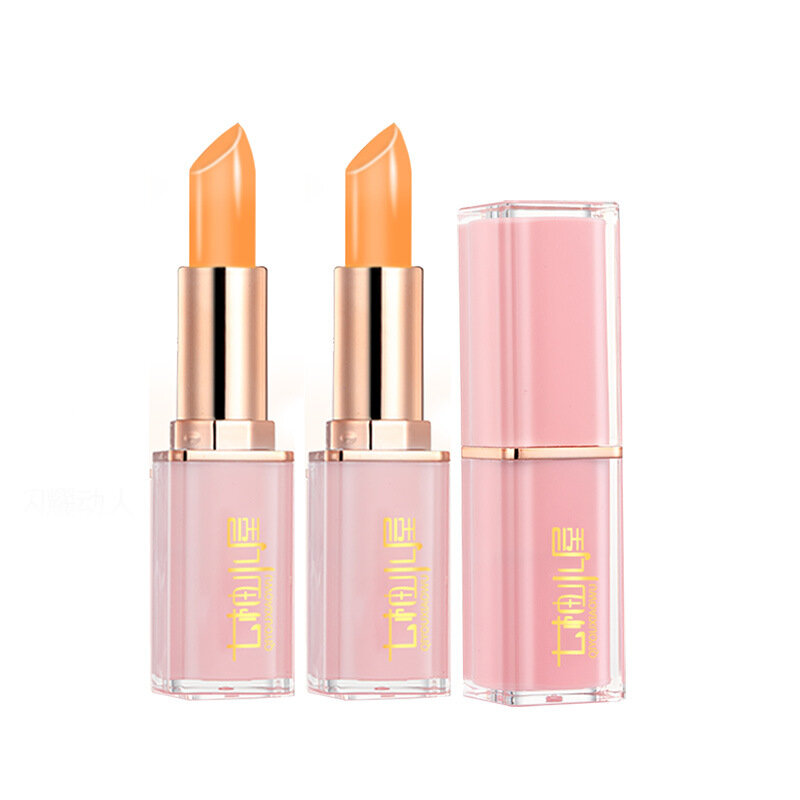 Бальзам для губ Qiyu Xiaowu с каротином, вишнево-красный, меняющий цвет, безопасный для беременных женщин, тысячи цветов, не прилипает к чашке, не выцветает