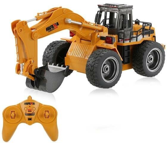 Экскаватор Hui Na Toys Trimber Grab, на р/у, аккум, 1:18 1530