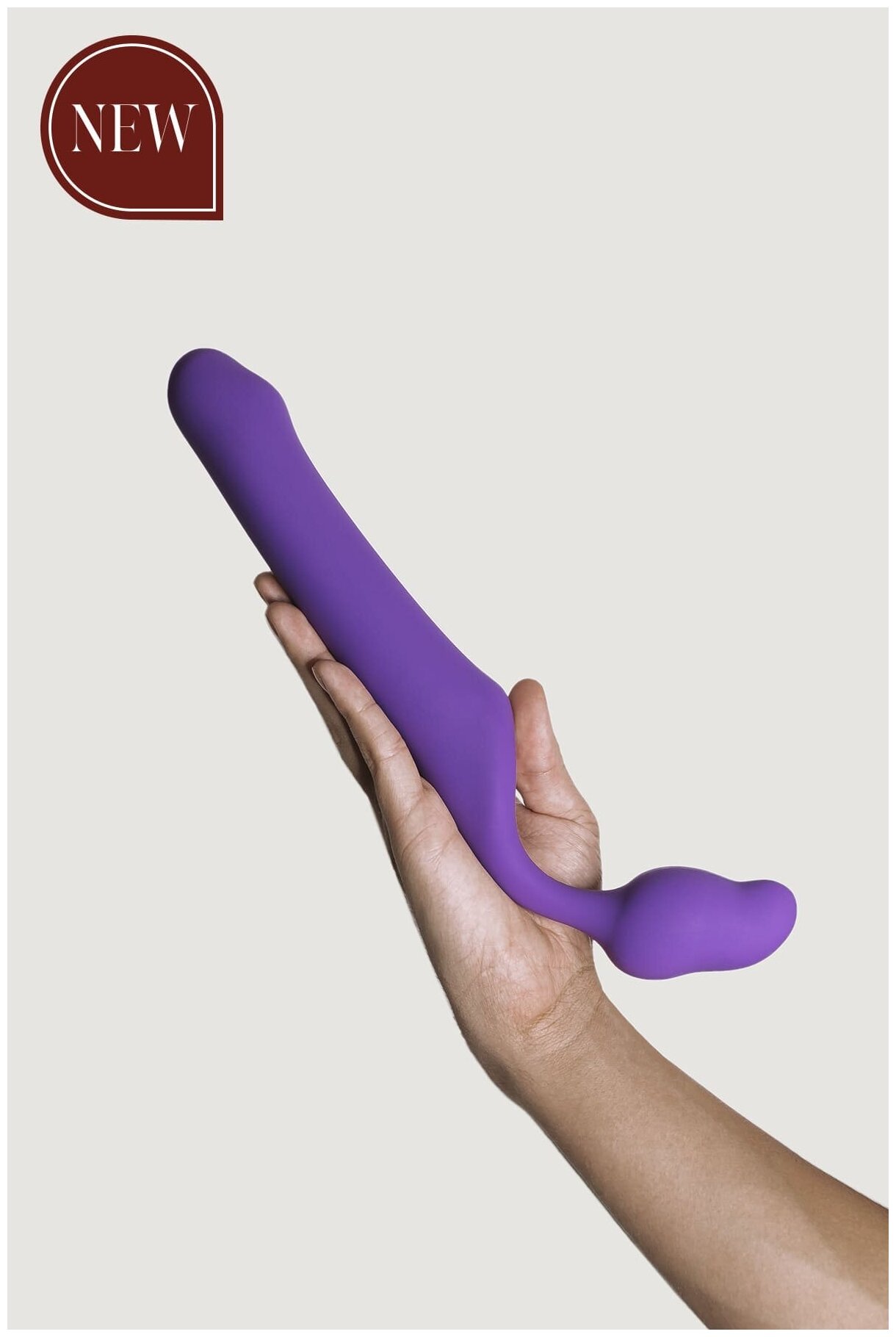 Adrien Lastic Queens L безремневой страпон, силикон, сиреневый