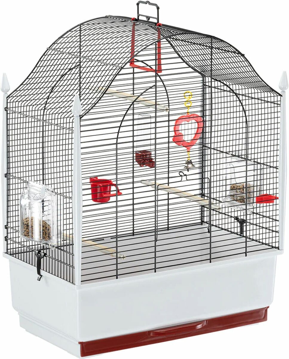 Клетка для птиц Ferplast Villa черная 50 х 31 х 63 см (1 шт)