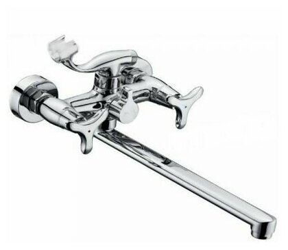 Смеситель Kaiser (Кайзер) Trio для ванны Хром (57055)