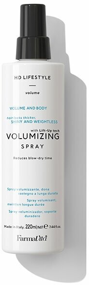 FarmaVita HD Life Style Спрей для укладки Volumizing, сильная фиксация, 250 г, 220 мл