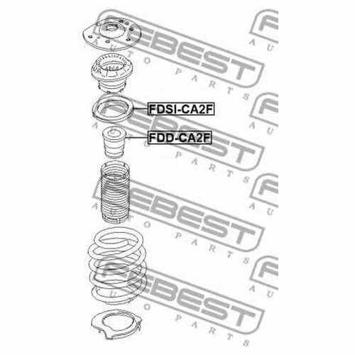 Проставка пружины подвески Febest fdsica2f