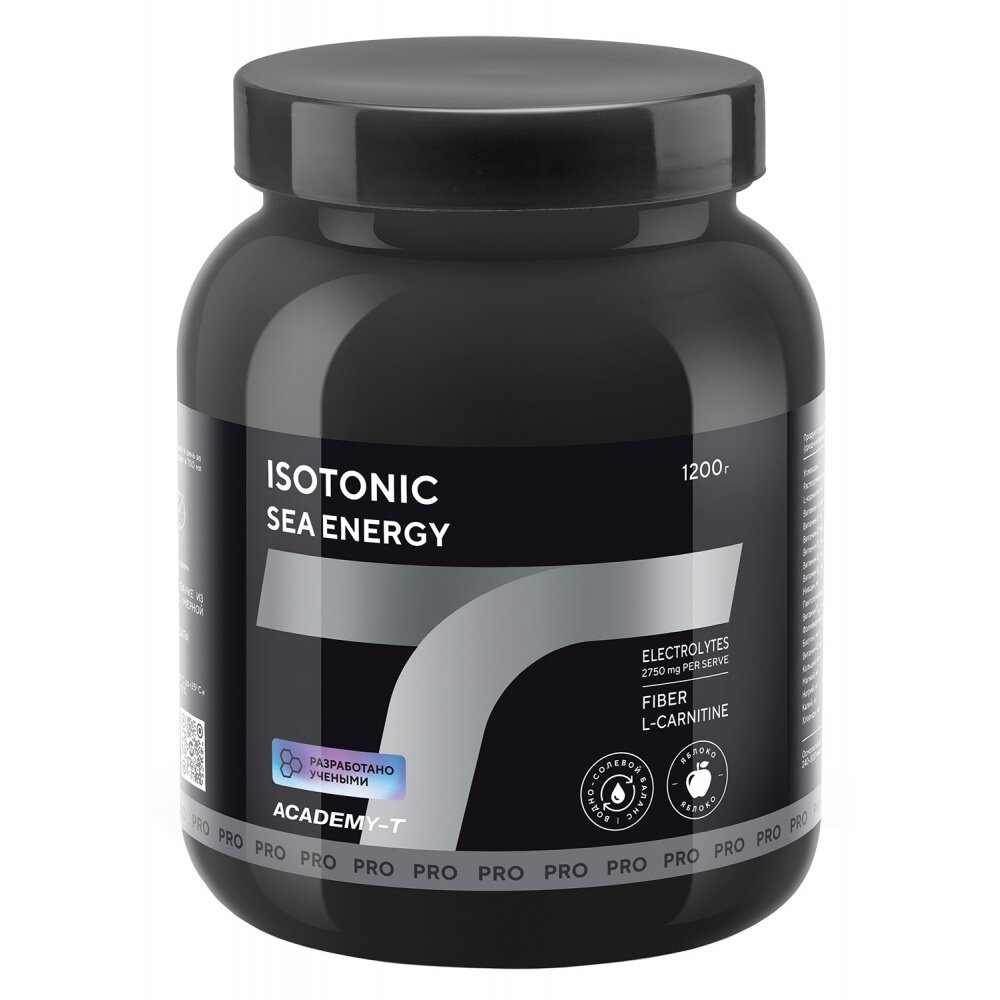 Academy-T Isotonic Sea Energy, 1200 г, Вкус Lemon / Лимон