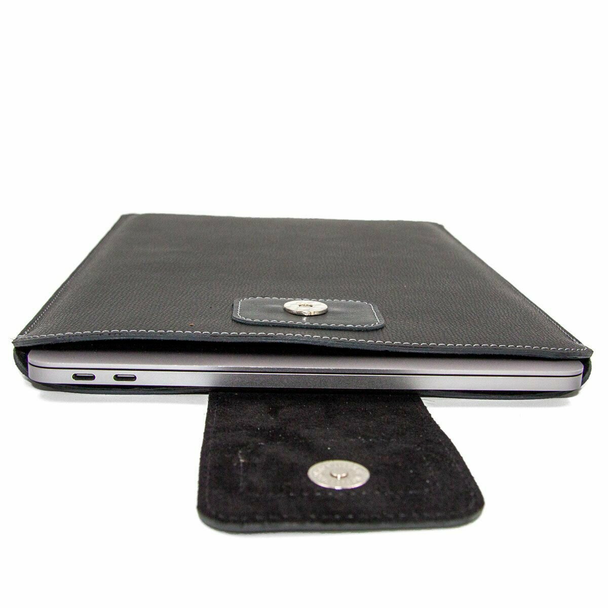 Чехол для Ноутбука 15,6 -16,0 дюймов из натуральной кожи (для HP, Honor, Asus, MacBook Pro 16), J. Audmorr - Weybridge 16 Metal