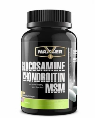 Препарат для укрепления связок и суставов Maxler Glucosamine Chondroitin MSM, 180 шт.