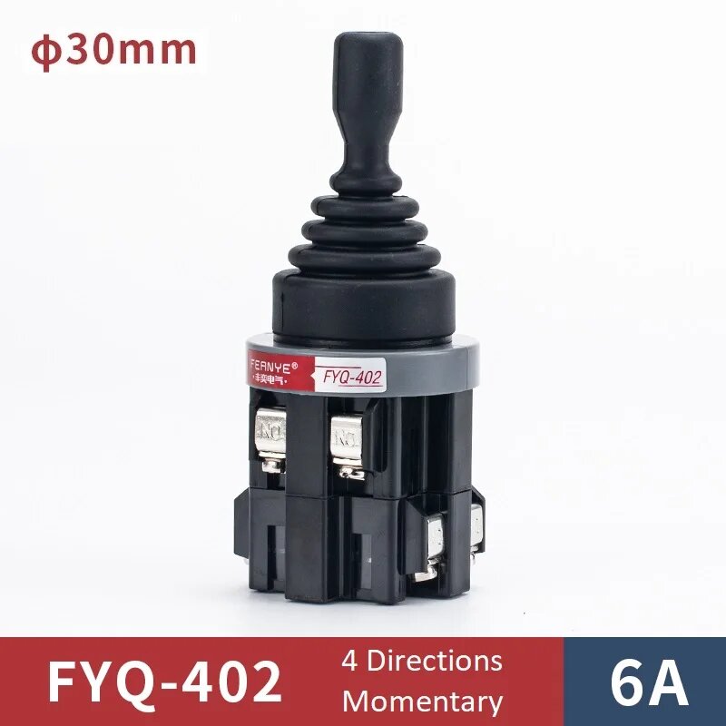 Контроллер джойстика Пружинный возврат Джойстик-переключатель Мгновенный/самоблокирующийся 4-позиционный 2-позиционный перекрестный переключатель Кулисный переключатель