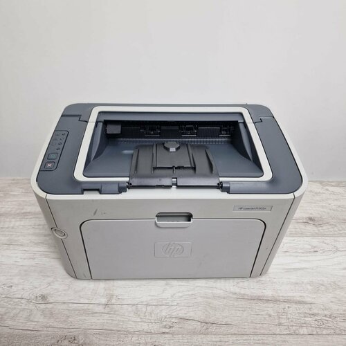 Принтер лазерный HP LaserJet P1505, ч/б, A4, белый/серый — купить в ...