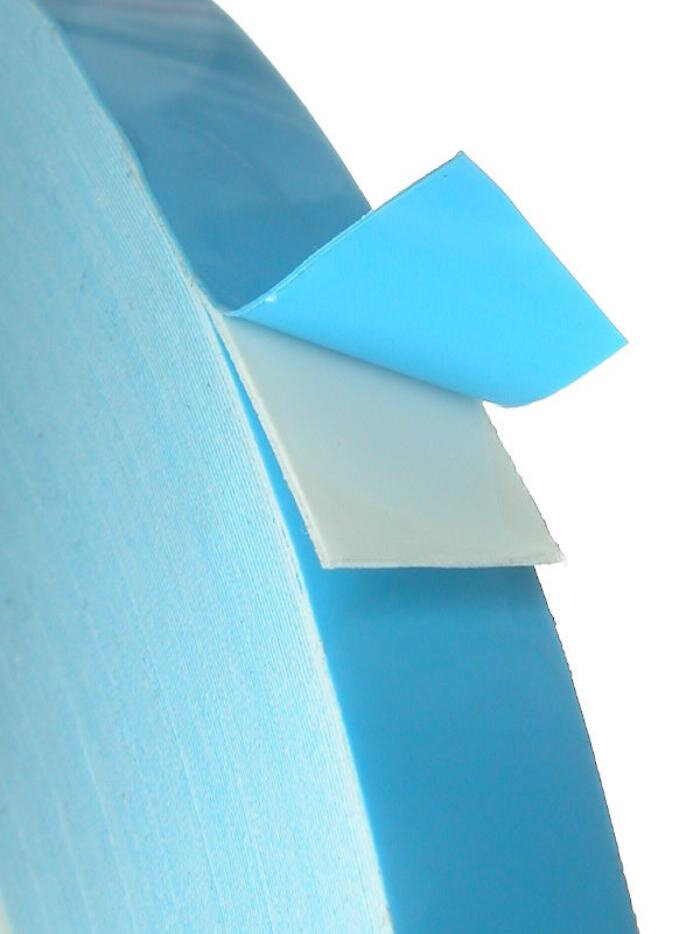 Термоскотч для светодиодных планок, двухсторонний, шириной 12 мм (катушка 50м)