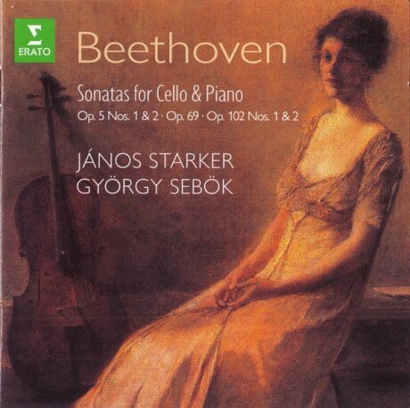 Компакт-Диски, Erato, Warner Classics, JANOS STARKER - Beethoven: Sonatas For Cello & Piano (2CD)