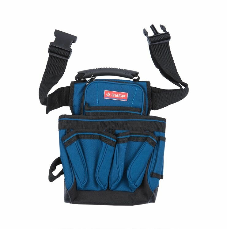 Подсумок поясной ЗУБР эксперт держатель для молотка 7 карманов